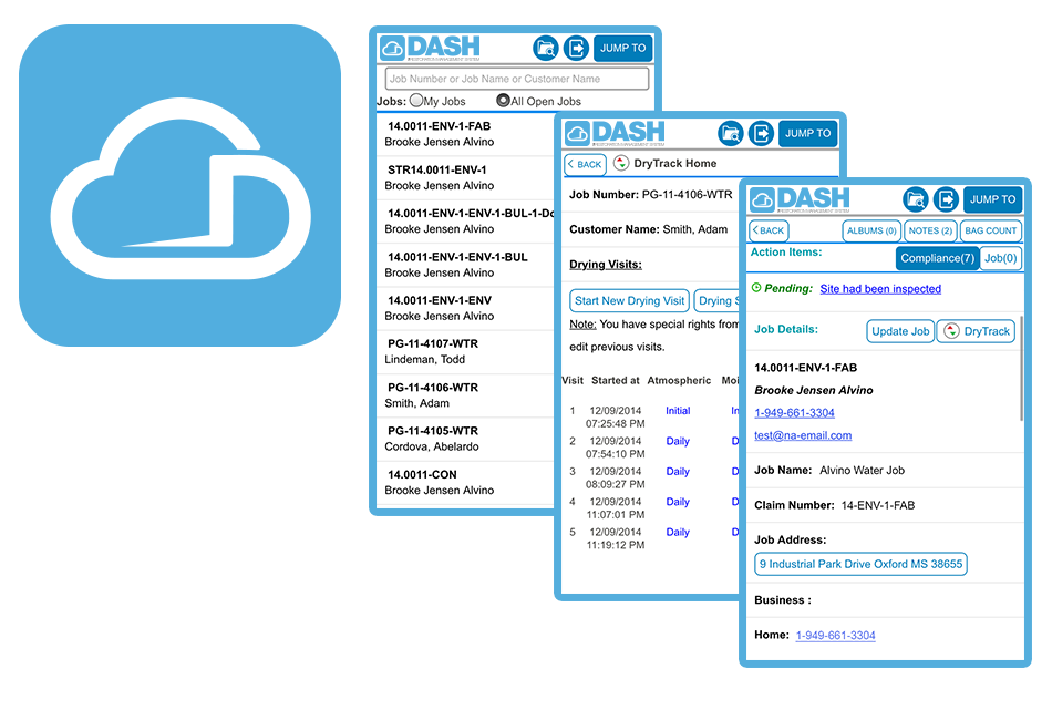 Water Damage Insurance Billing & Project Management Software